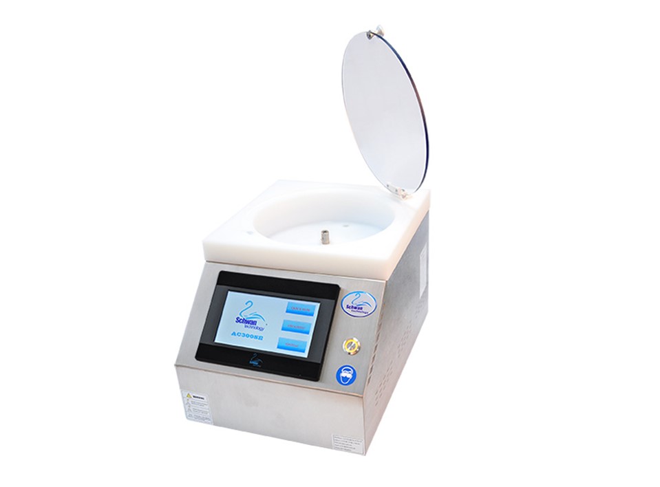 AC200 servo motor vacuum spin coater for max 8 inch wafer spin coating